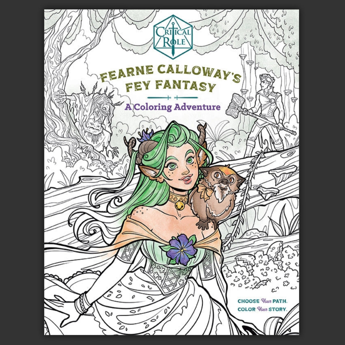 Critical Role: Fearne Calloway's Fey Fantasy Coloring Book | Coloring ...