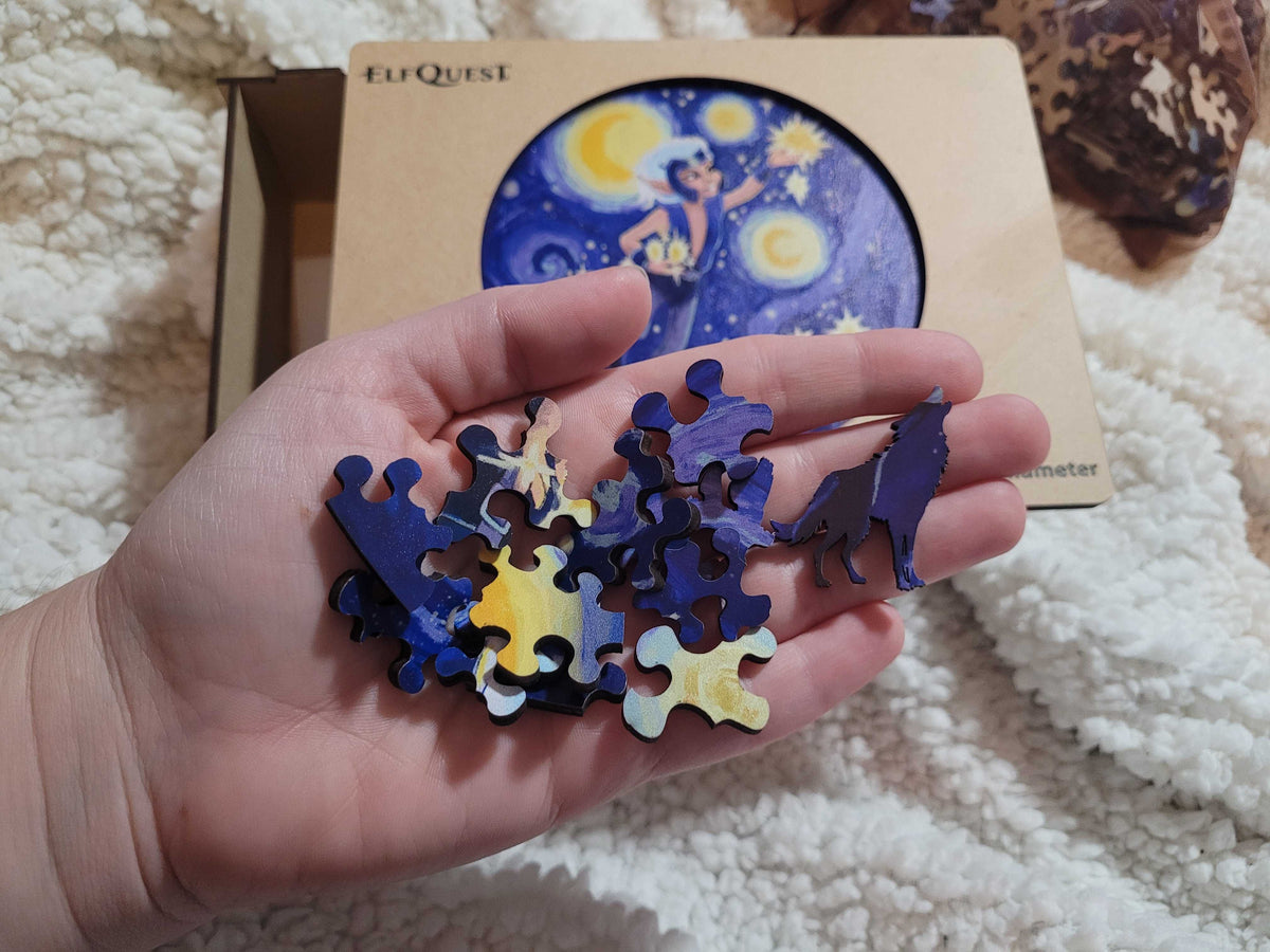 EXCLUSIVE ElfQuest Starry Night Skywise Wooden Puzzle | $1 PRE-ORDER ...