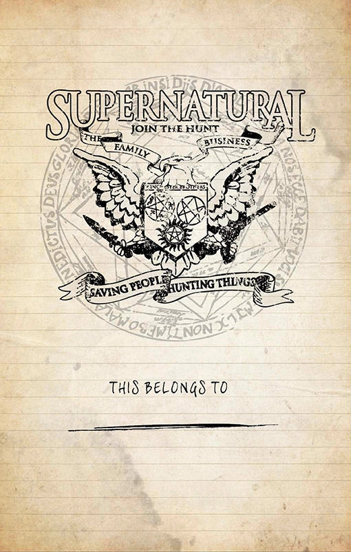 "Join the Hunt" Hardcover Journal | Supernatural – Stands